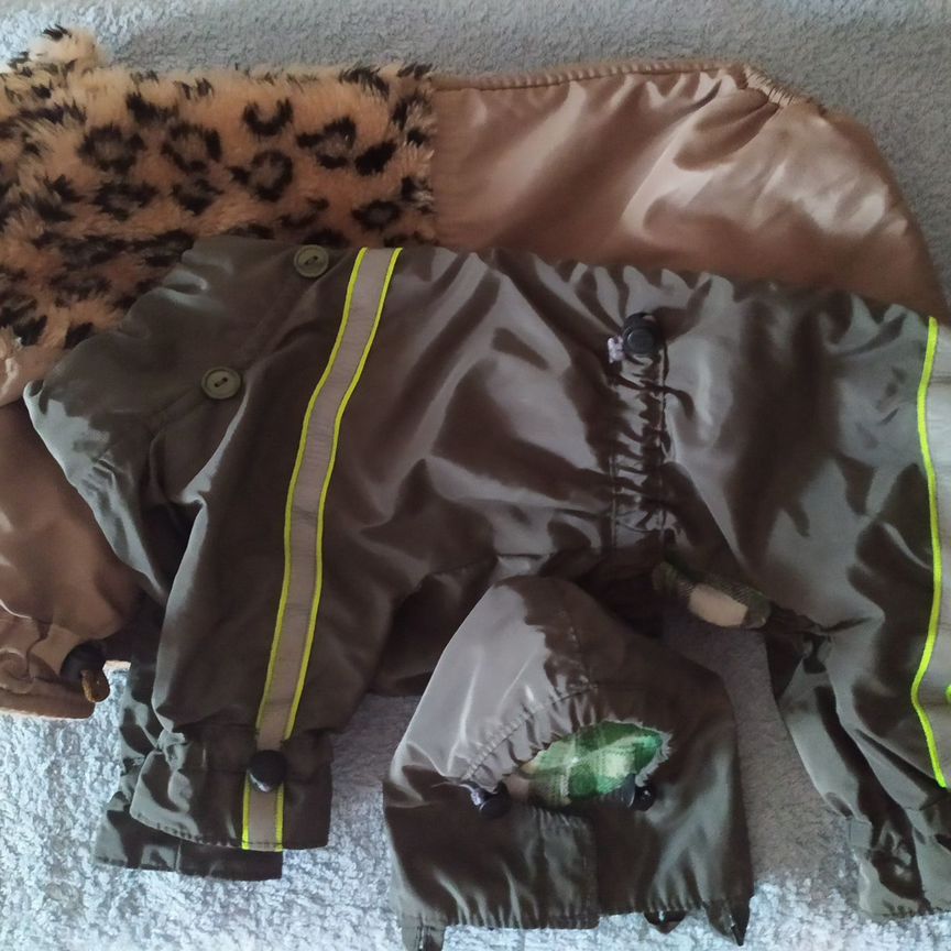 Комбезы зима /деми мальчик-йорк 5-6 кг б\у