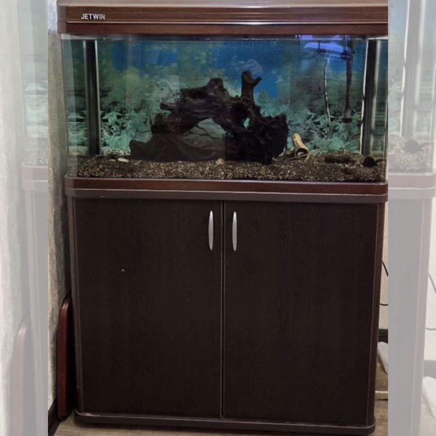 Аквариум jetwin с тумбой