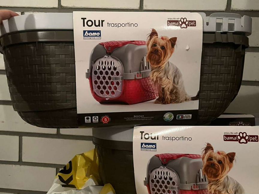 Переноска для кошек и собак пластиковая