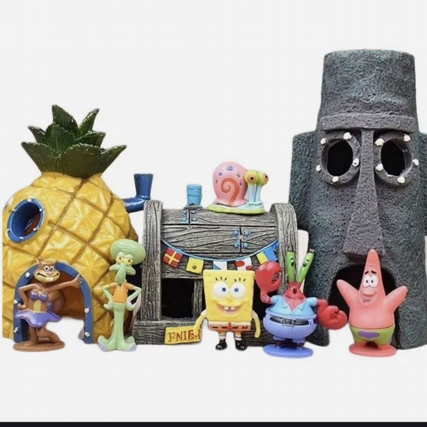 Декор Аквариума SpongeBob