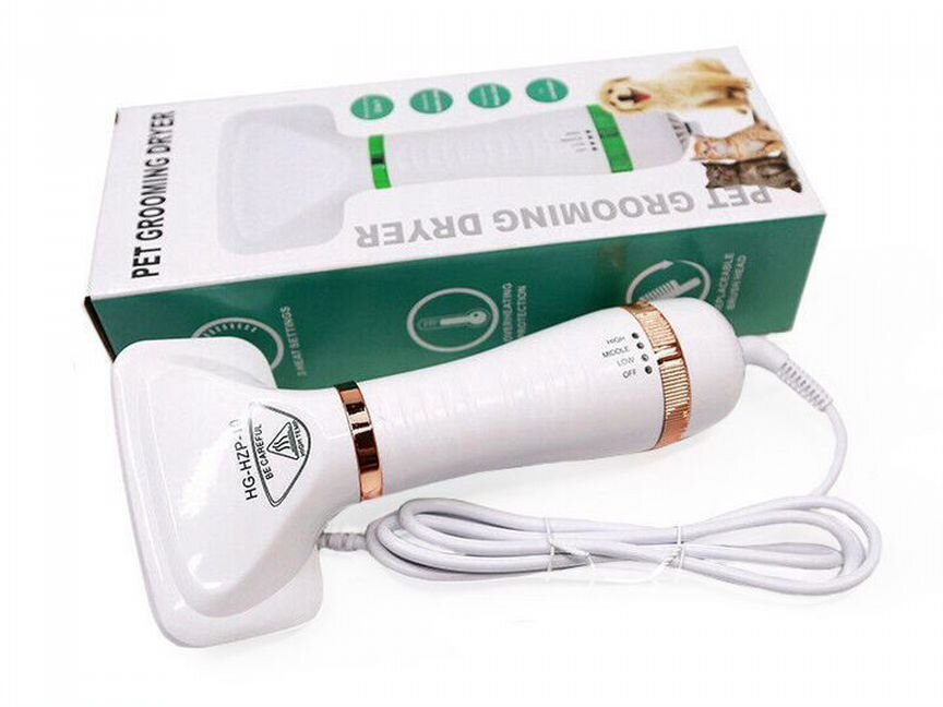 Фен щетка для животных 2 в 1 PET grooming dryer