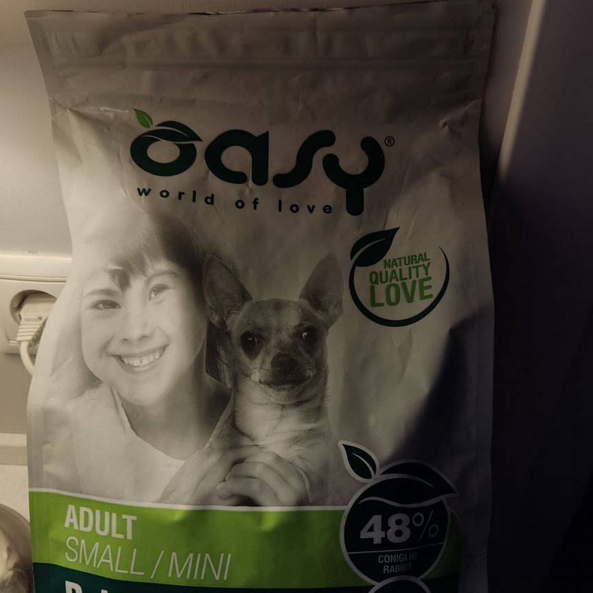 Корм для собак Oasy с кроликом