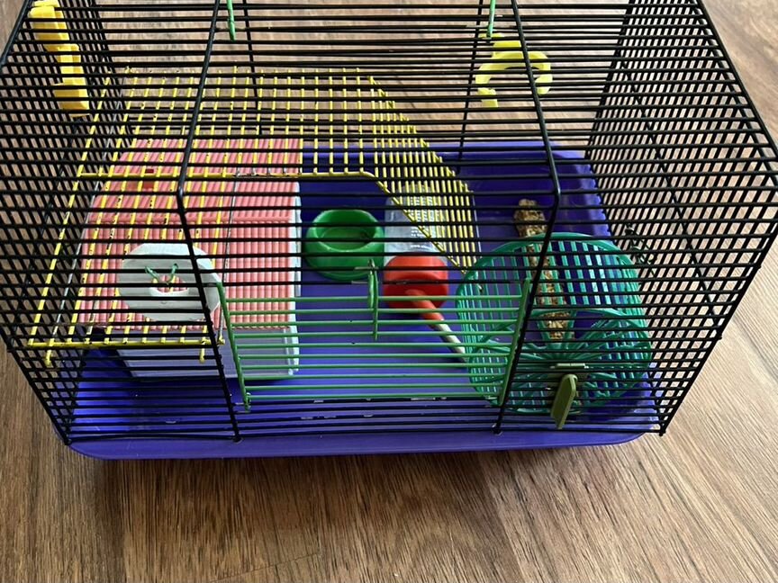 Клетка для хомяка+в подарок прогулочный шар