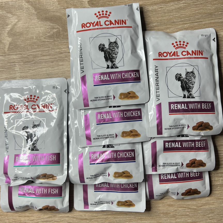 Влажный корм для кошек royal canin ренал