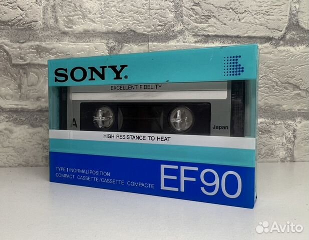 Аудиокассета Sony EF90 в пленке купить в Санкт-Петербурге | Электроника ...