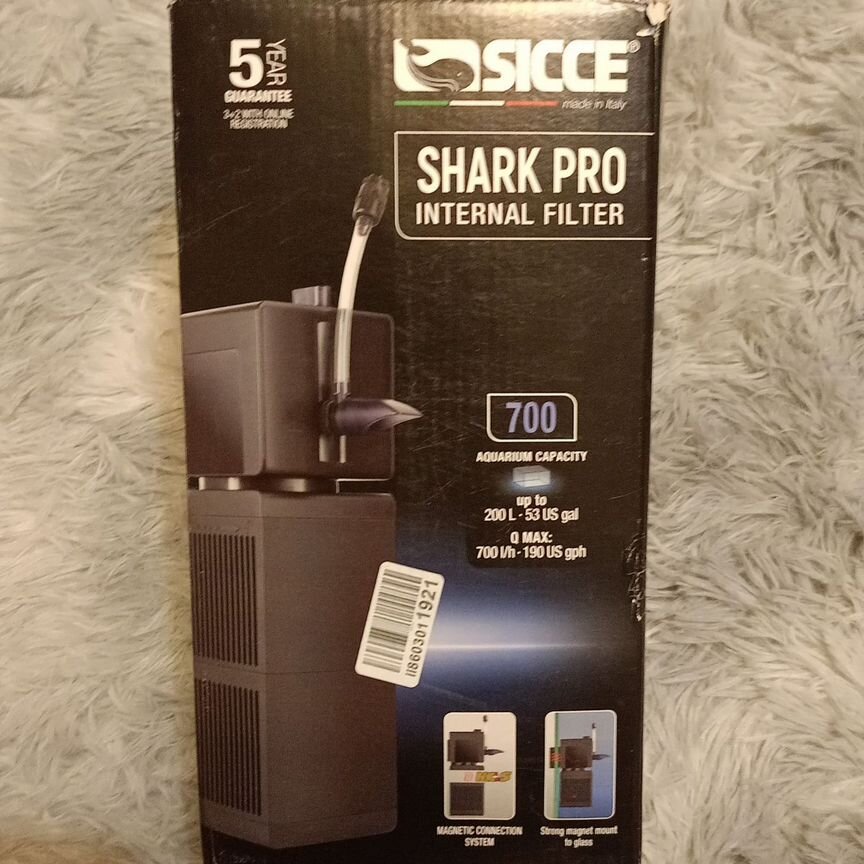 Внутренний фильтр для аквариума sicce shark pro