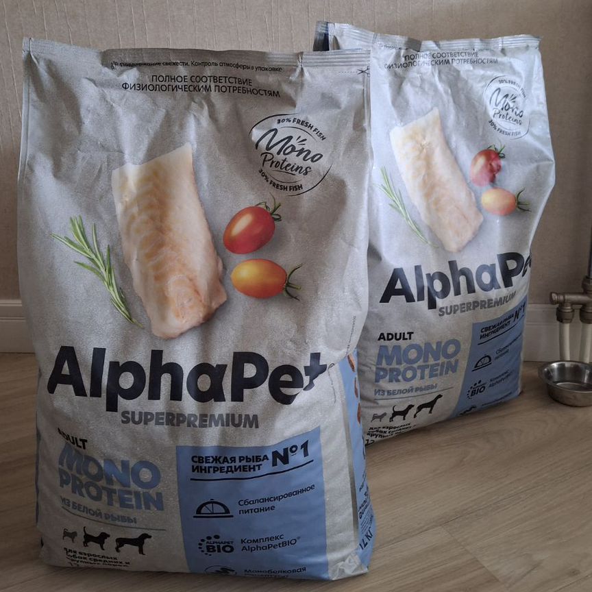 Корм для собак alpha pet