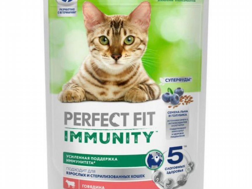 Корм для кошек perfect fit