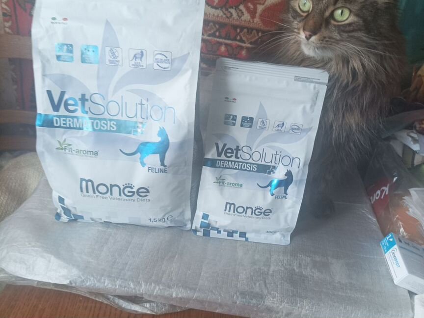 Корм для кошек monge Dermatosis