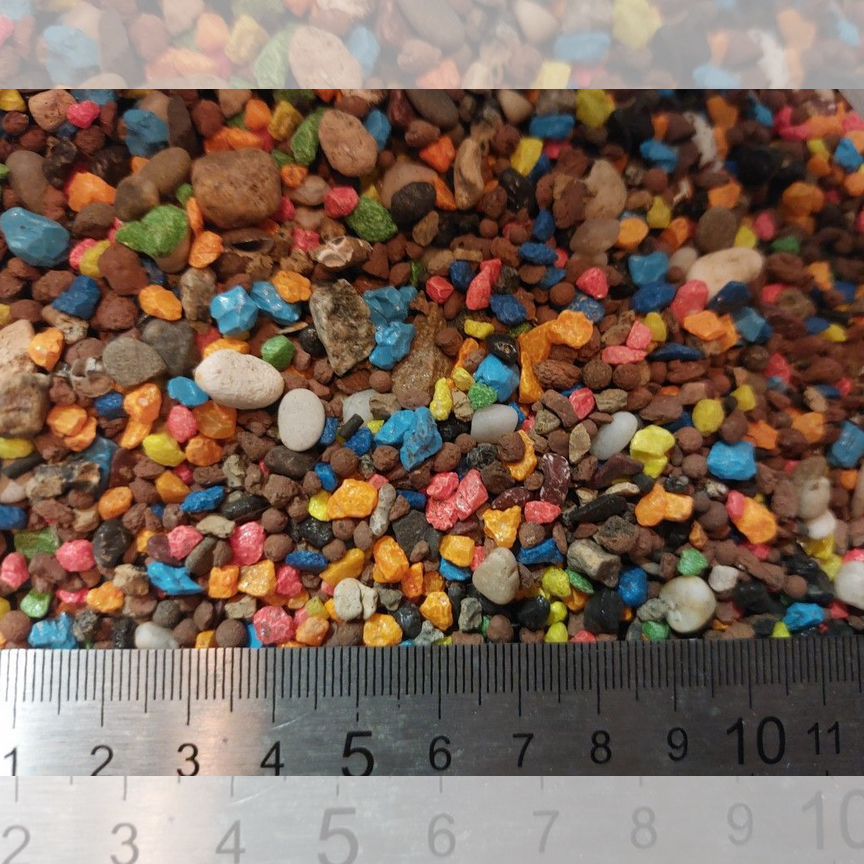 Грунт для аквариума разноцветный 3,5 кг