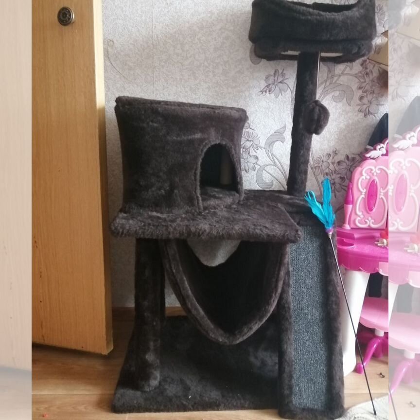 Когтеточка домик для кошки