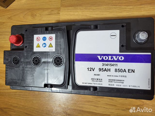 31415411 Аккумулятор Volvo SPA AGM 850А купить в Троицке VOLVO 31652067 ...