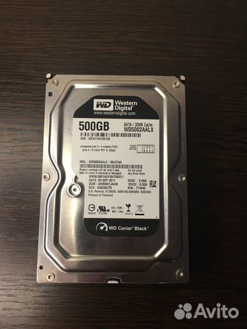 Жесткий диск Western Digital 500 гб WD5002aalx купить в Химках ...