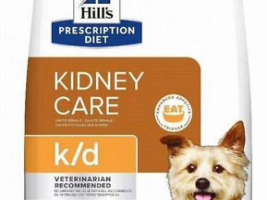 Hill's Diet k/d корм для собак, при болезни почек