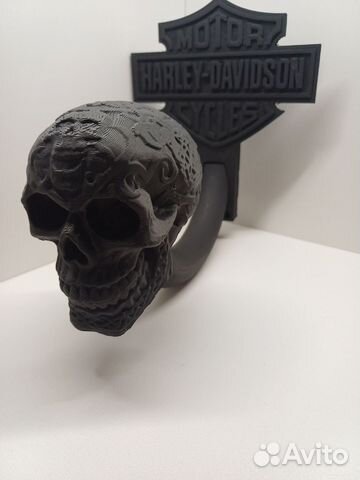 Вешалка череп для мото шлема купить в Москве | Авито