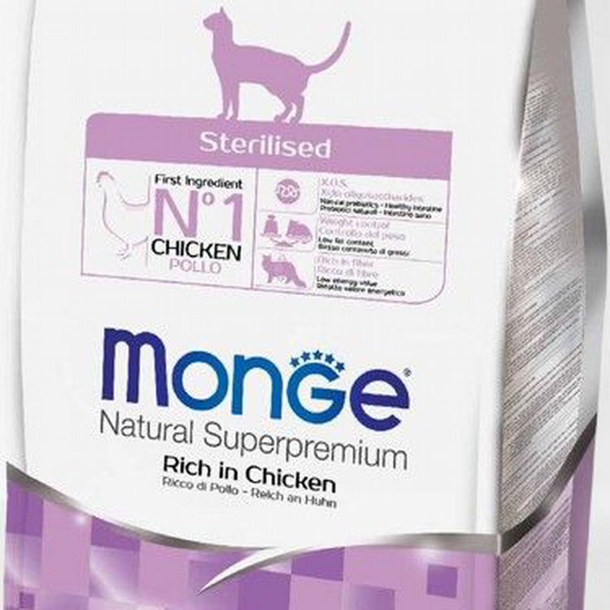 Сухой корм Monge Cat Daily Line Sterilised