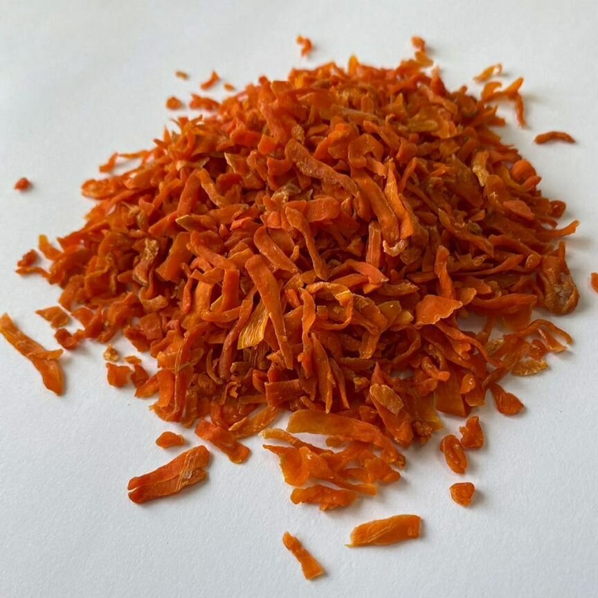 Морковка сушёная (соломка) для грызунов и кроликов