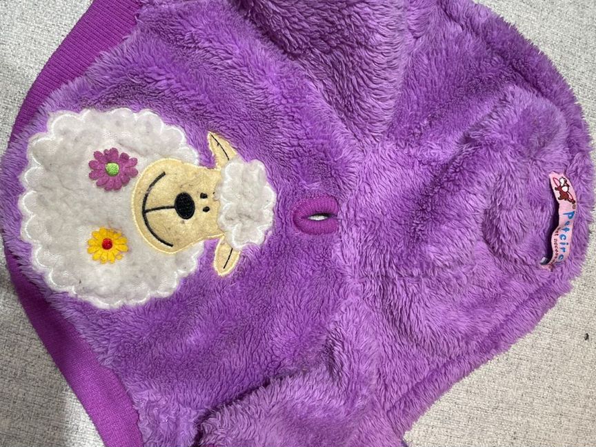 Плюшевая куртка для собаки