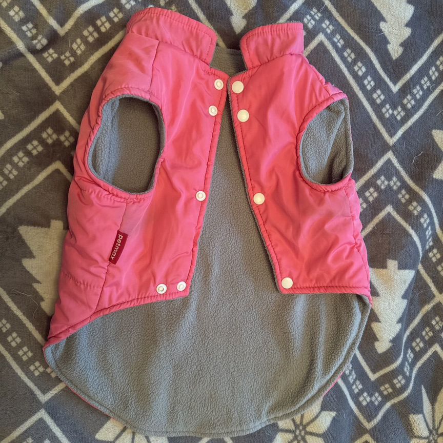 Пончо для собаки на флиске