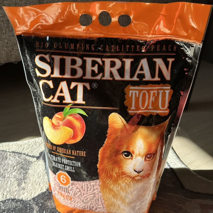 Кошачий наполнитель тофу "Сибирская кошка"