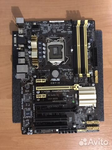 Материнская плата asus Z87-K купить в Москве | Электроника | Авито