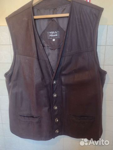 Жилет-безрукавка мужская, кожа нат. Италия купить в Москве | Личные ...