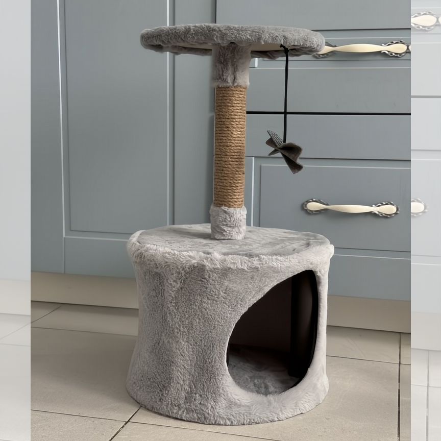 Дом для кота с когтеточкой