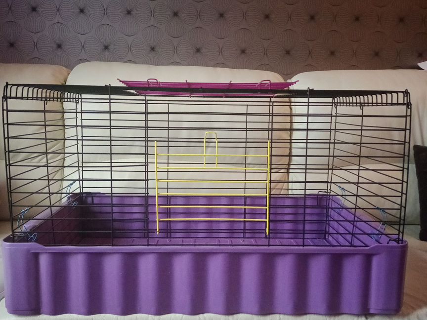 Клетка для грызунов и беговое колесо