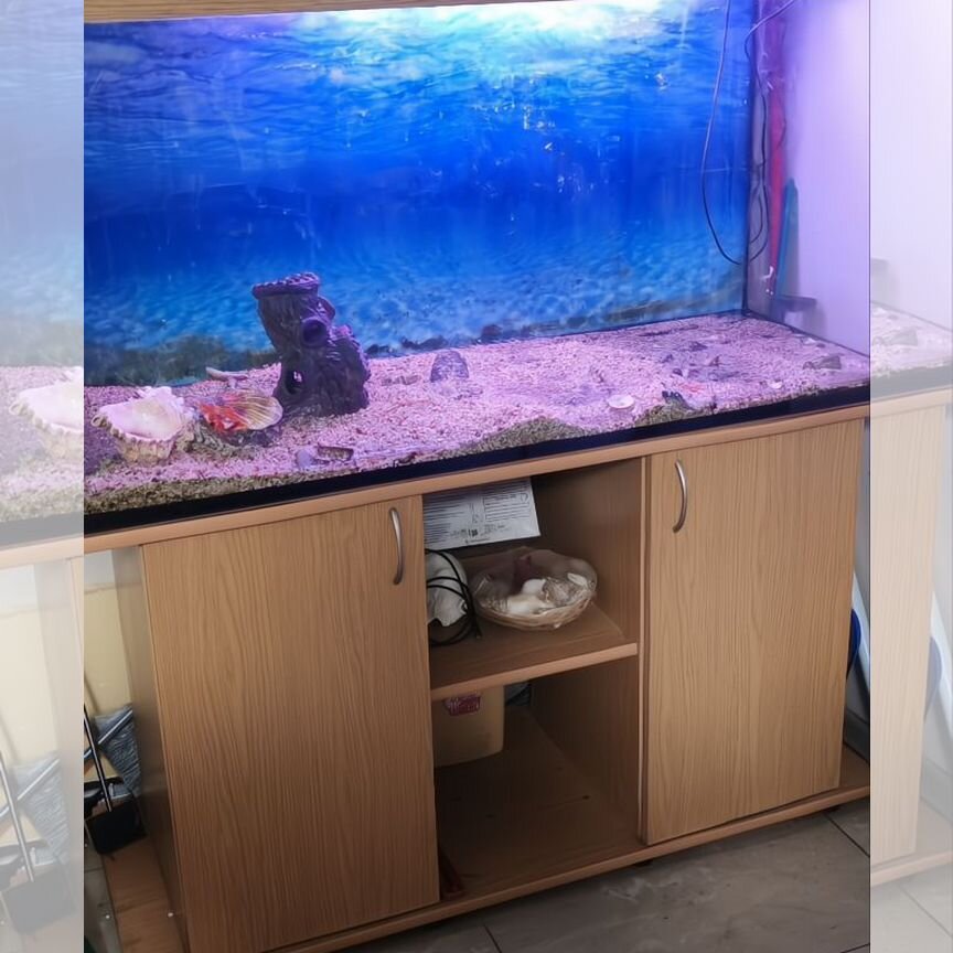 Аквариум 200 литров с тумбой