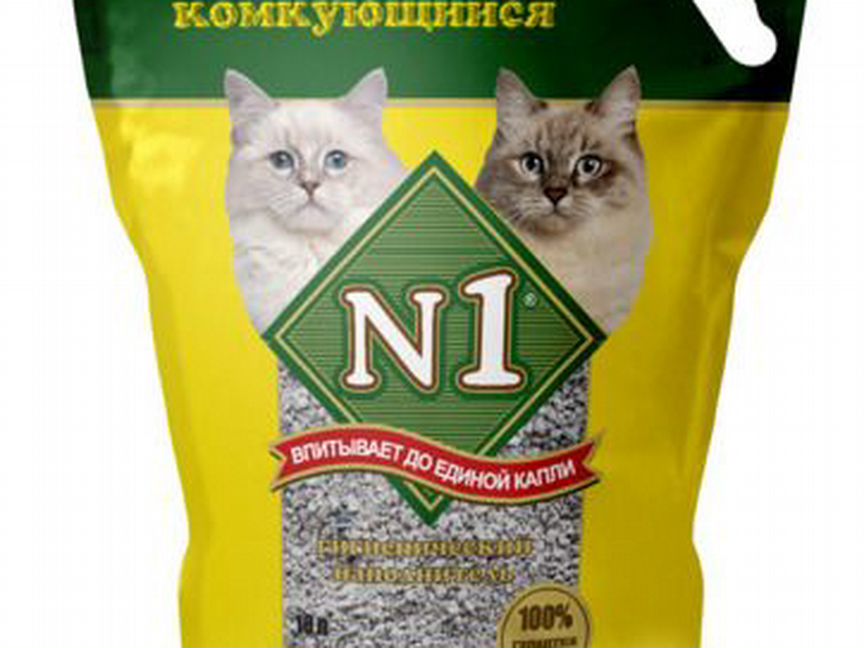 N1 Комкующийся наполнитель 10л 8,300 кг