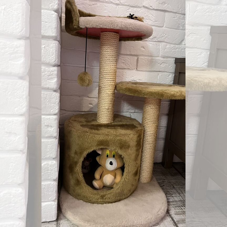 Когтеточка домик для кошки