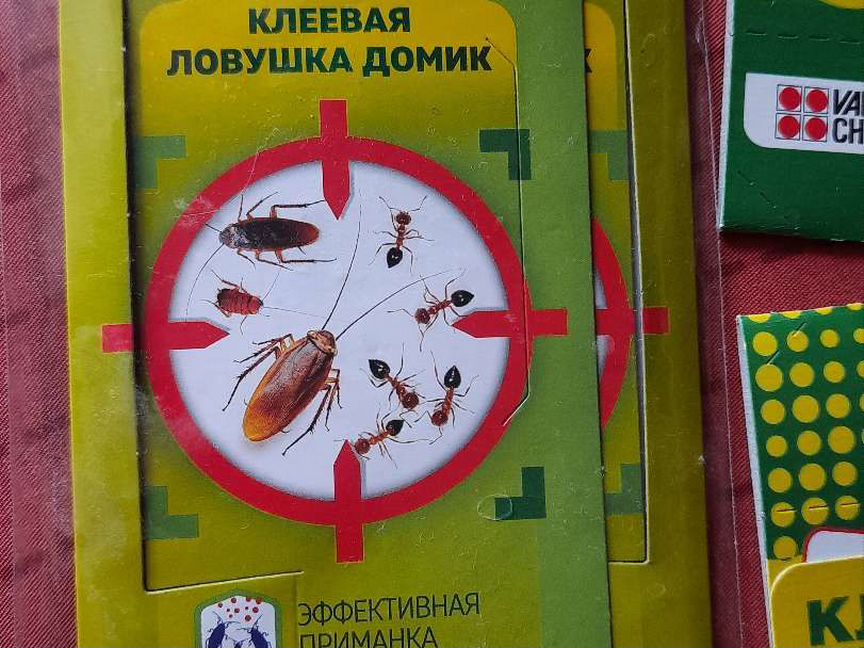 Клеевая ловушка-домик от тараканов, муравьев