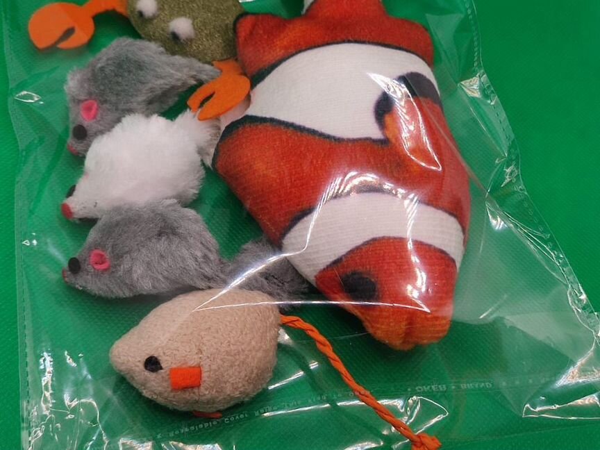 Набор 6 шт игрушки для кошки