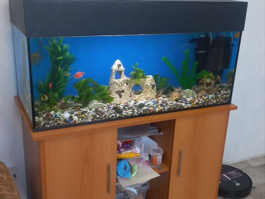 Аквариум с тумбой 175л