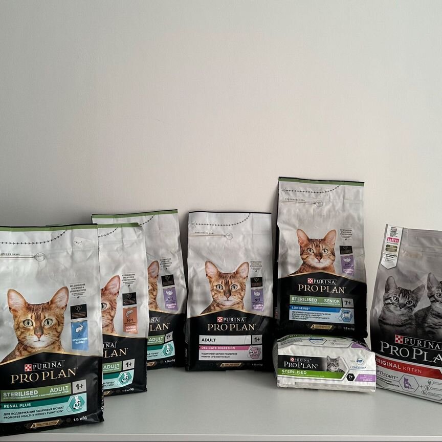 Сухой корм pro plan 1,5кг