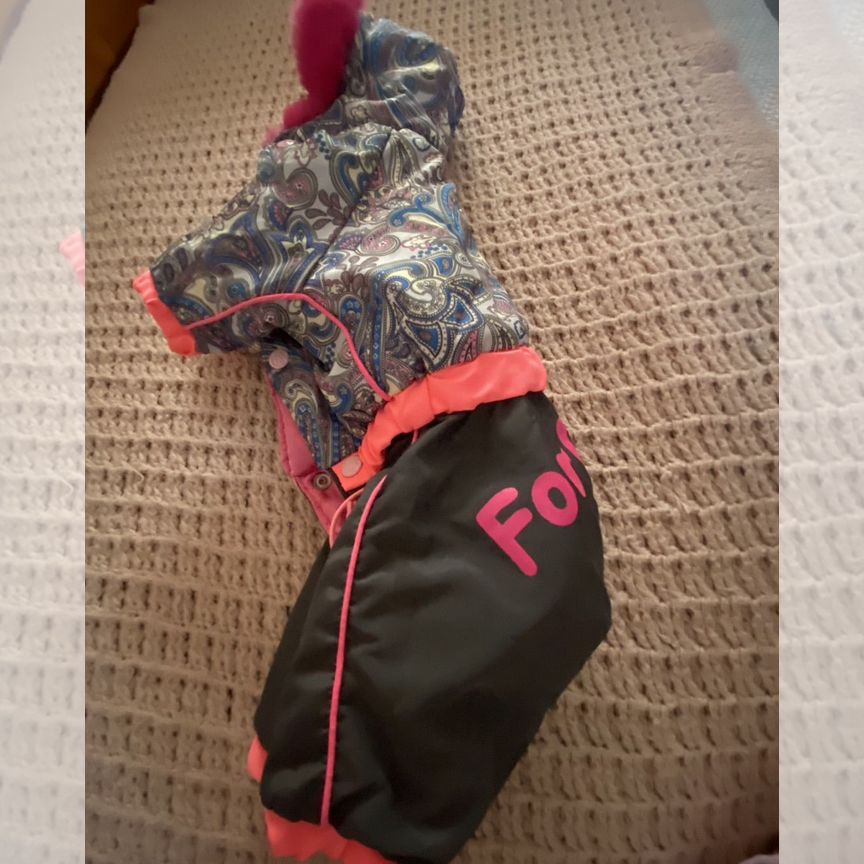 Зимний комбенезон для маленькой собачки