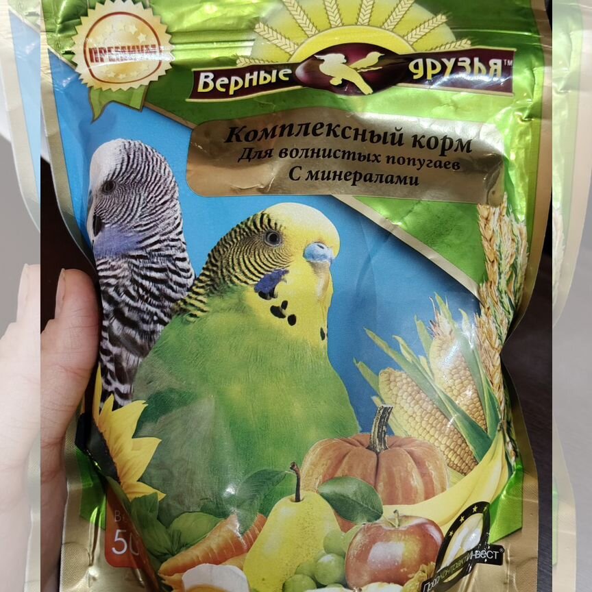 Корм для попугаев верные друзья