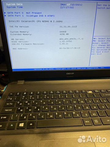 Материнская плата DNS Dexp aquilon o102 o107 купить в Омске | Электроника | Авито