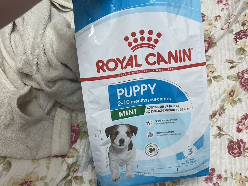 Корм доя щенков