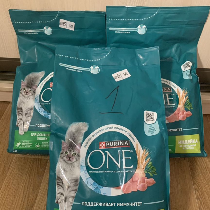 Purina one 3 кг