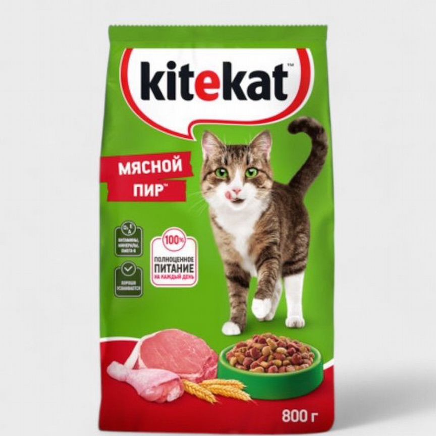 Корм для кошек Kitekat 800гр