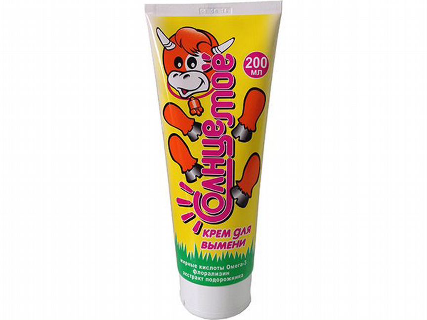 Крем для вымени «Солнце моё» 200мл