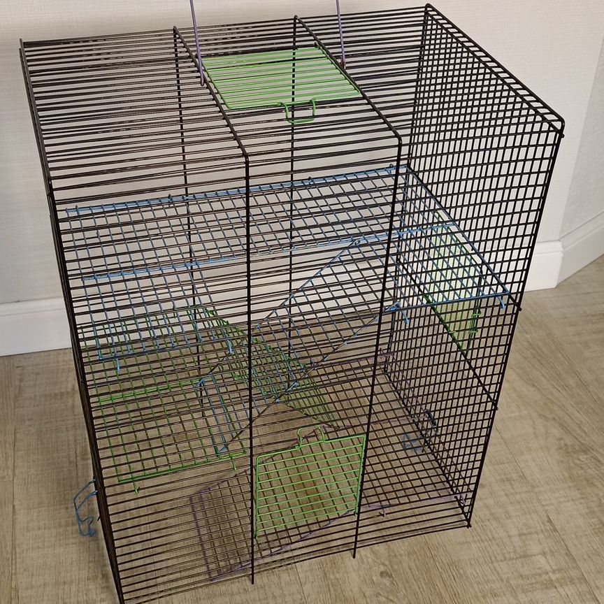 Клетка и аксессуары для крысика