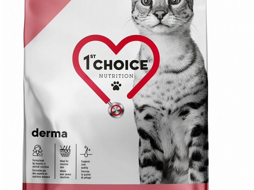 1st choice derma, корм для кошек