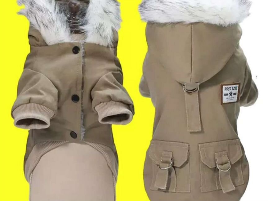 Зимняя куртка для собак