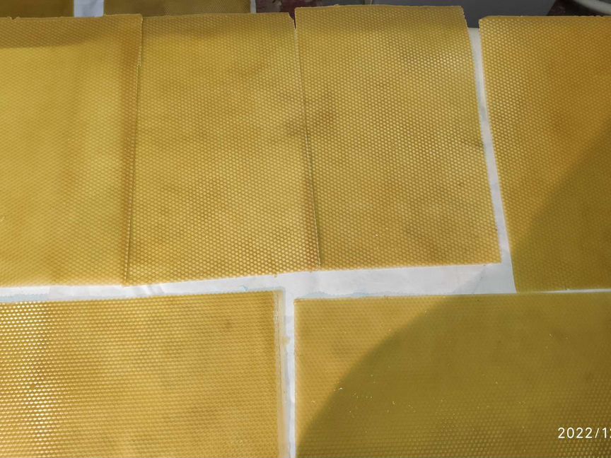 Вощина натуральная самокатанная