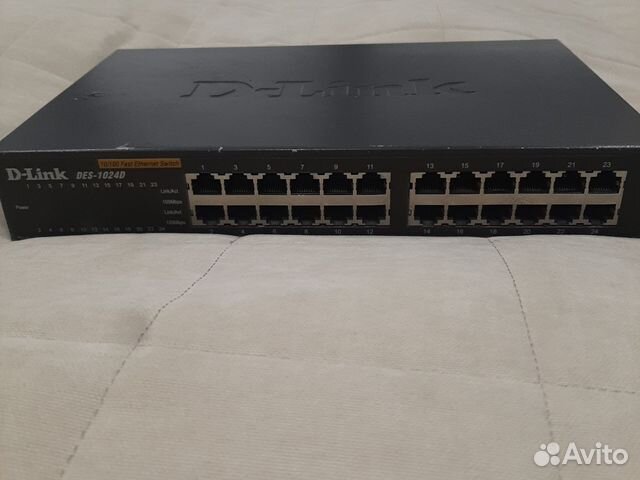 Коммутатор d-link switch des-1024d купить в Москве | Электроника | Авито