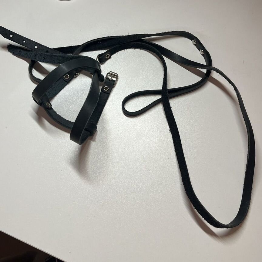 Поводок кожаный 1 метр