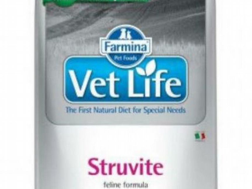 Farmina 10 кг VL Cat Struvite для кошек при мкб