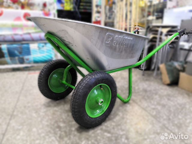 Тачка строительная двухколесная 250 кг купить в Иркутске | Товары для ...